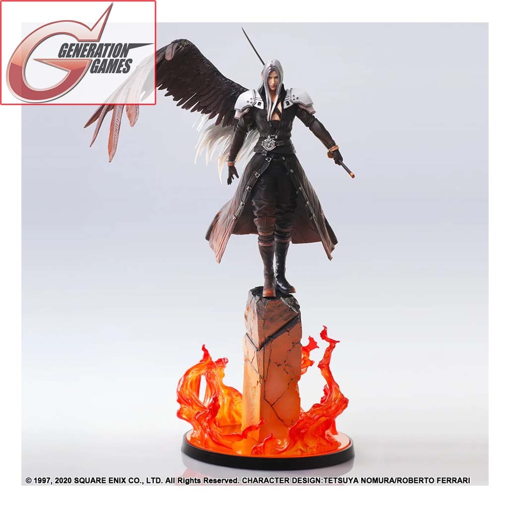 Sephiroth Static Arts Statue from Final Fantasy VII Rebirth CE (Statue ...