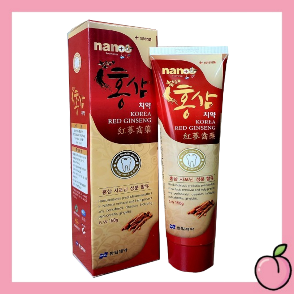 [KOREA] Red Ginseng Toothpaste 150g (Exp:August 2026) | Shopee Malaysia