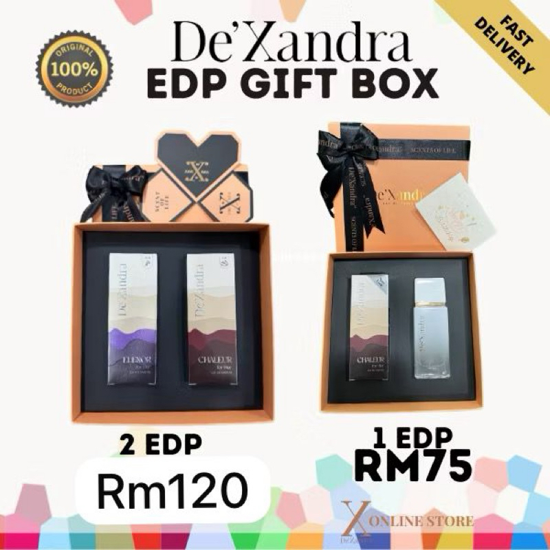 💯ORIGINAL GIFT BOX SET DEXANDRA 35 ML Minyak wangi FOR HER HIM (SABAH ...