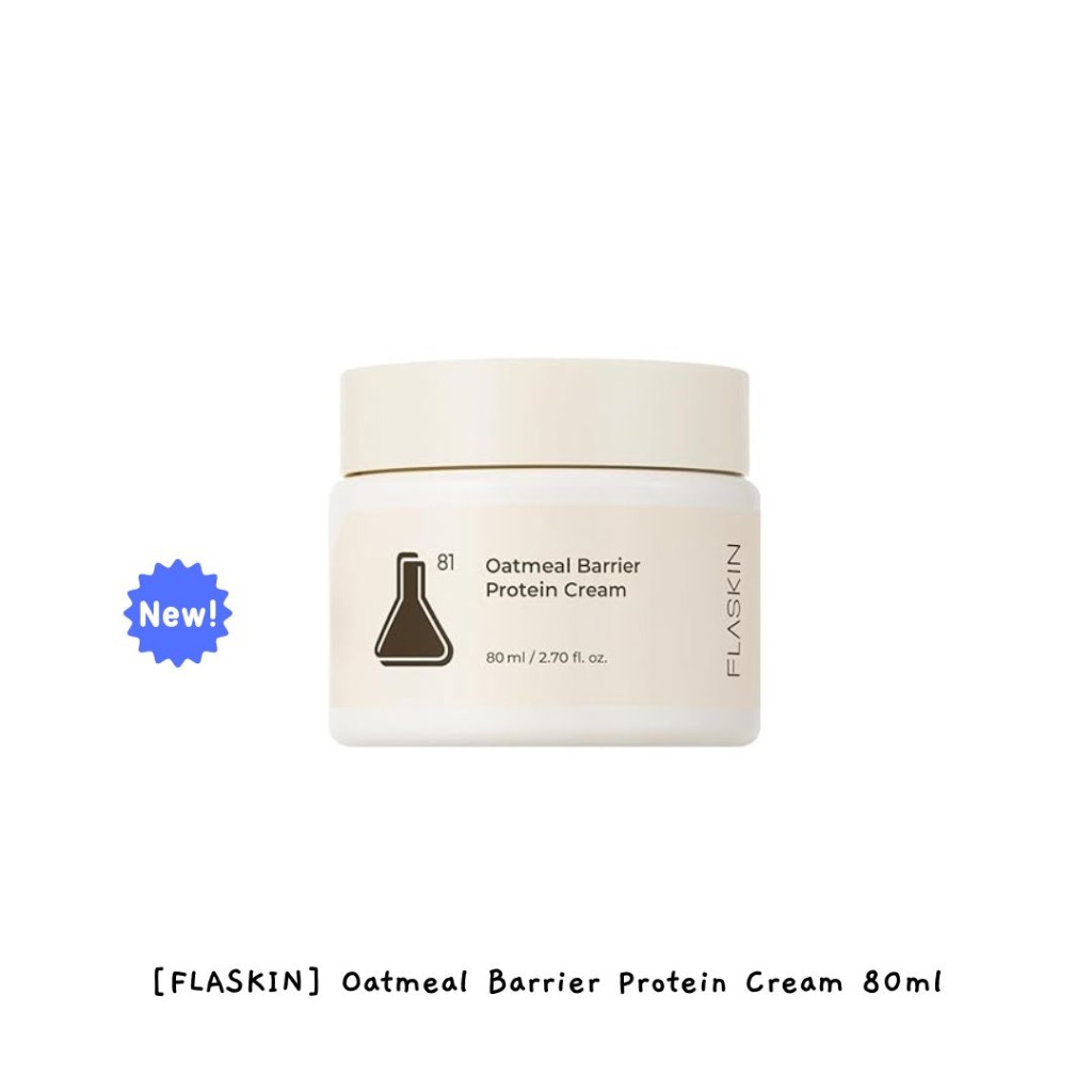 [FLASKIN] Oatmeal Barrier Protein Cream 80ml / k-beauty | Shopee Malaysia