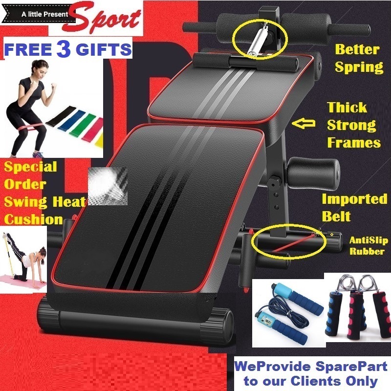 ENGHONG OEM Premium Foldable MultiFunction Sit Up Bench Gym Fitness Six ...
