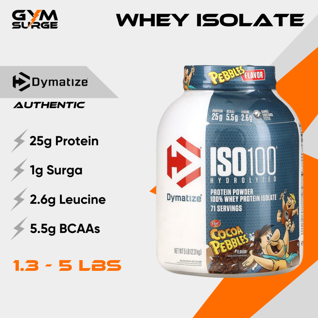 Dymatize, ISO 100 Hydrolyzed, Whey Isolate Protein Powder, Muscle ...