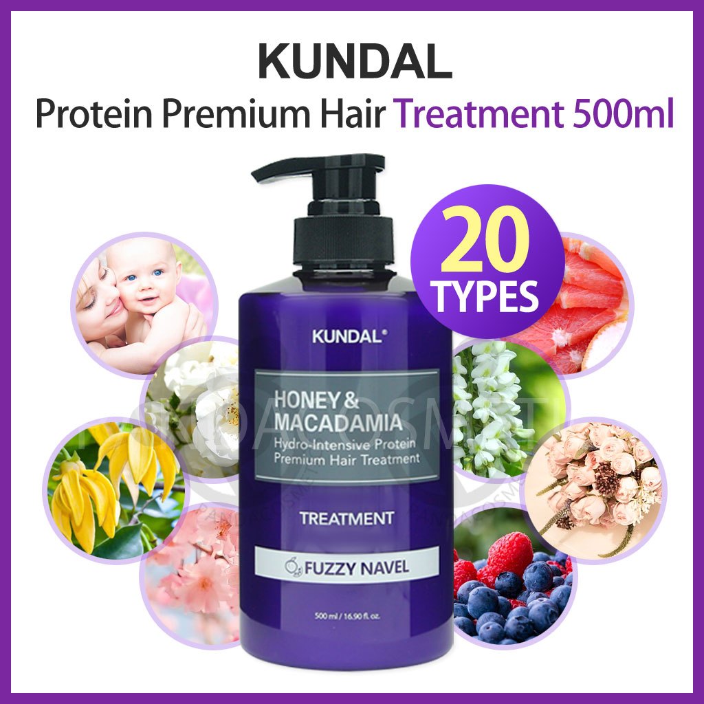 [KUNDAL] Protein Premium Hair Treatment 500ml (20 types) | Shopee Malaysia
