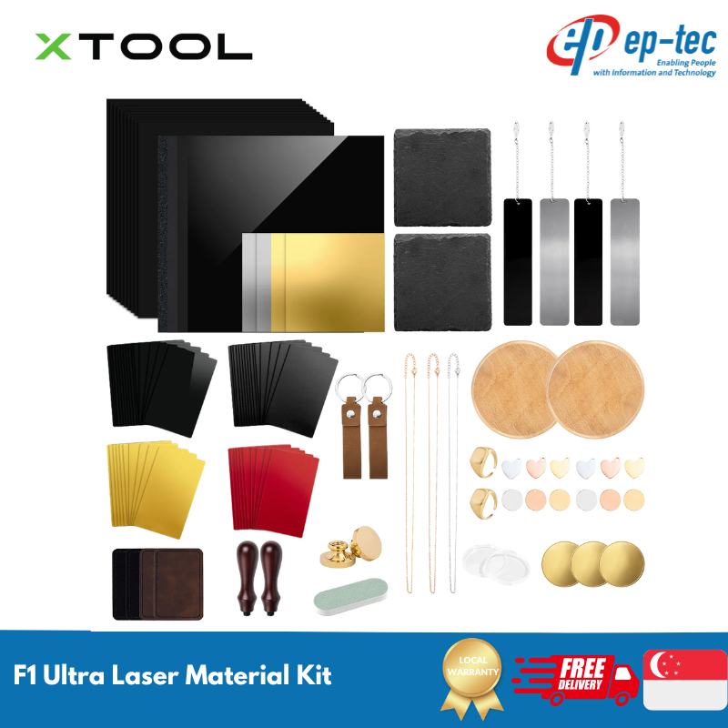 xTool F1 Ultra Laser Material Kit Laser cutting materials DIY laser projects xTool accessories ...