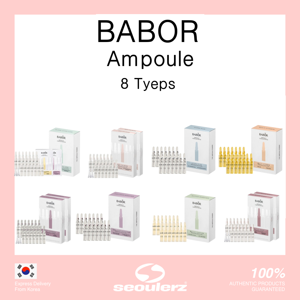 [Babor] Ampoule Concentrates 8 Types 2ml x 7ea / 2ml x 14ea | Shopee ...