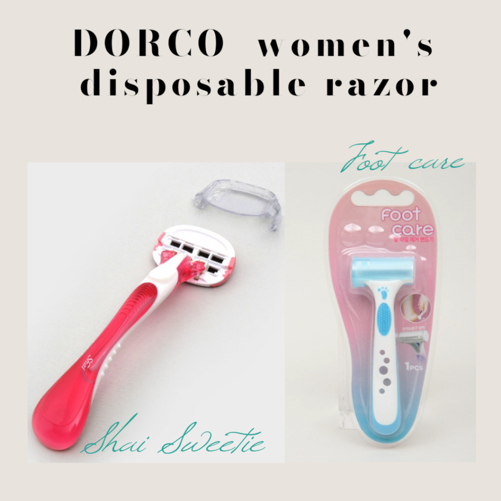 [DORCO] Korea women's disposable razor Shai Sweetie Body care & Foot ...