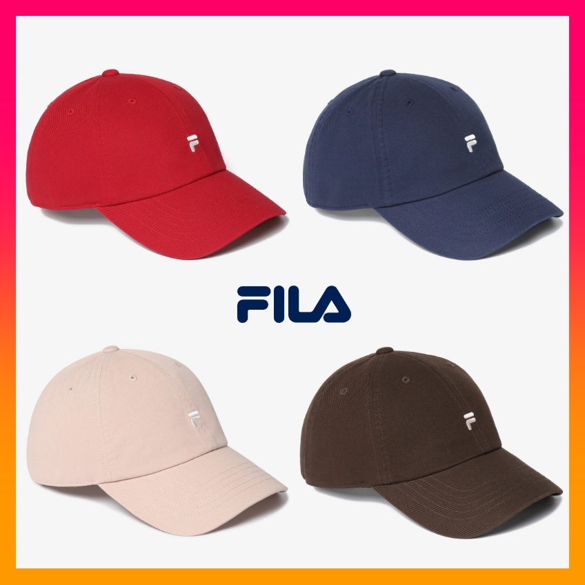 FILA F Logo Women's Cotton Ball Cap (2025New) | Shopee Malaysia