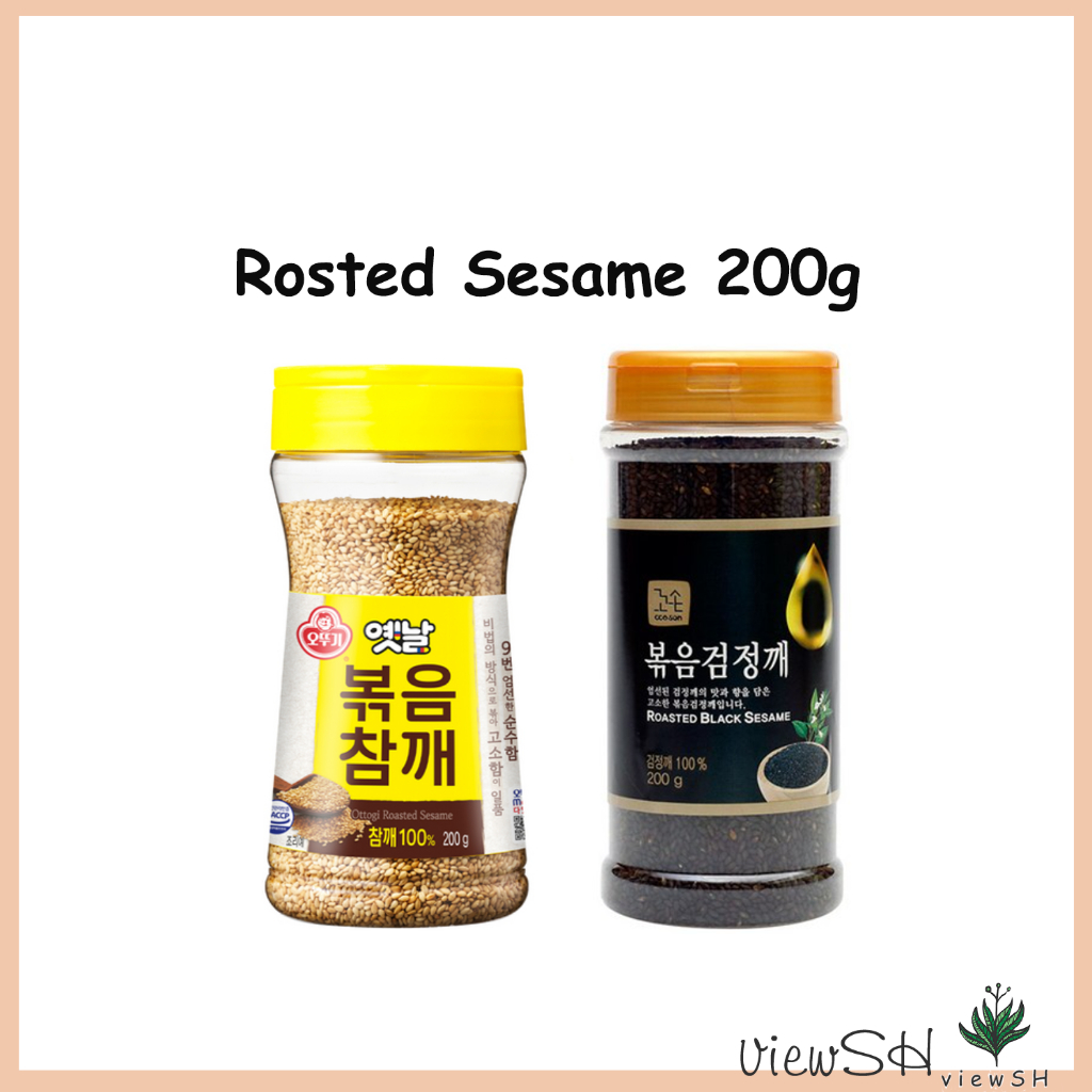 Premium Roasted Sesame Seeds 200g (Ottogi) / Black Sesame Seeds 200g ...