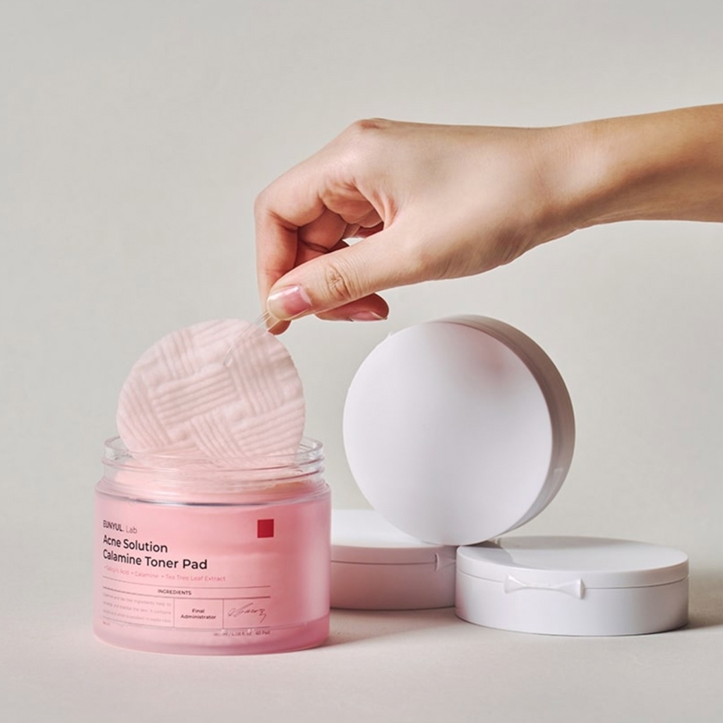 EUNYUL. Lab - Acne Solution Calamine Toner Pad (60Sheets, 180mL ...