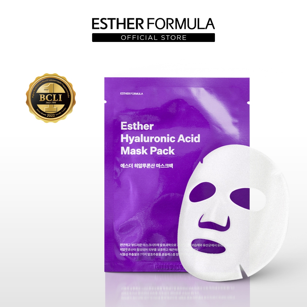 [Esther Formula] Hyaluronic Acid Mask Pack | 25ml X 1 sheet | Skin ...