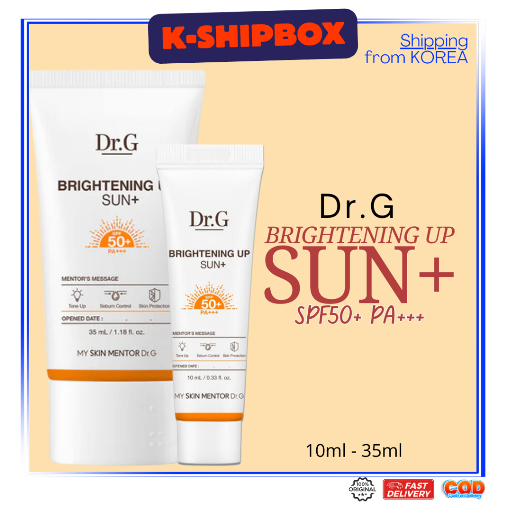 Dr. G Brightening Up Sun SPF50+ PA+++ (50ml) – Advanced Sun Protection with Skin Brightening ...