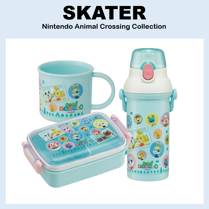 [SKATER] Nintendo Animal Crossing Tableware Collection (Cup 200ML KE4AAG/Lunch Box 450ML ...