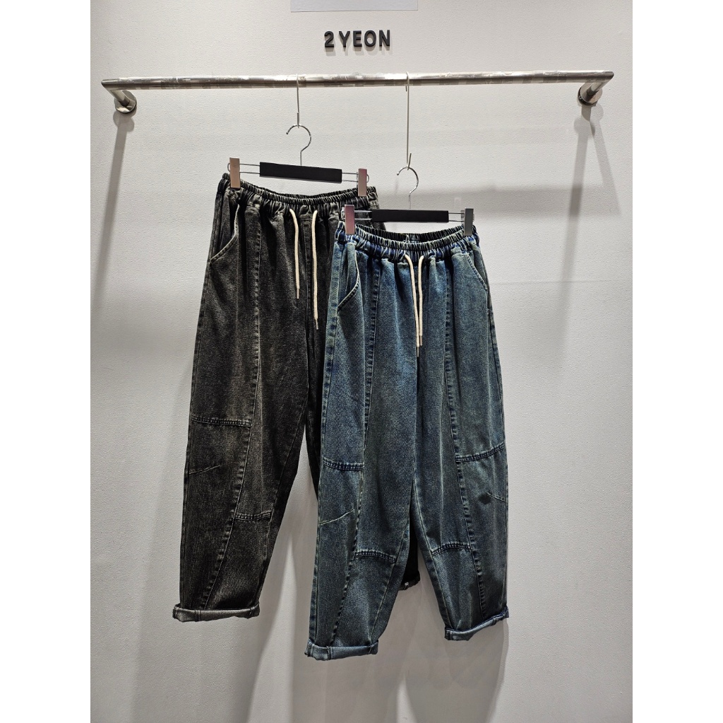 2yeon Ladder Span Jeans (2 Colors) | Shopee Malaysia