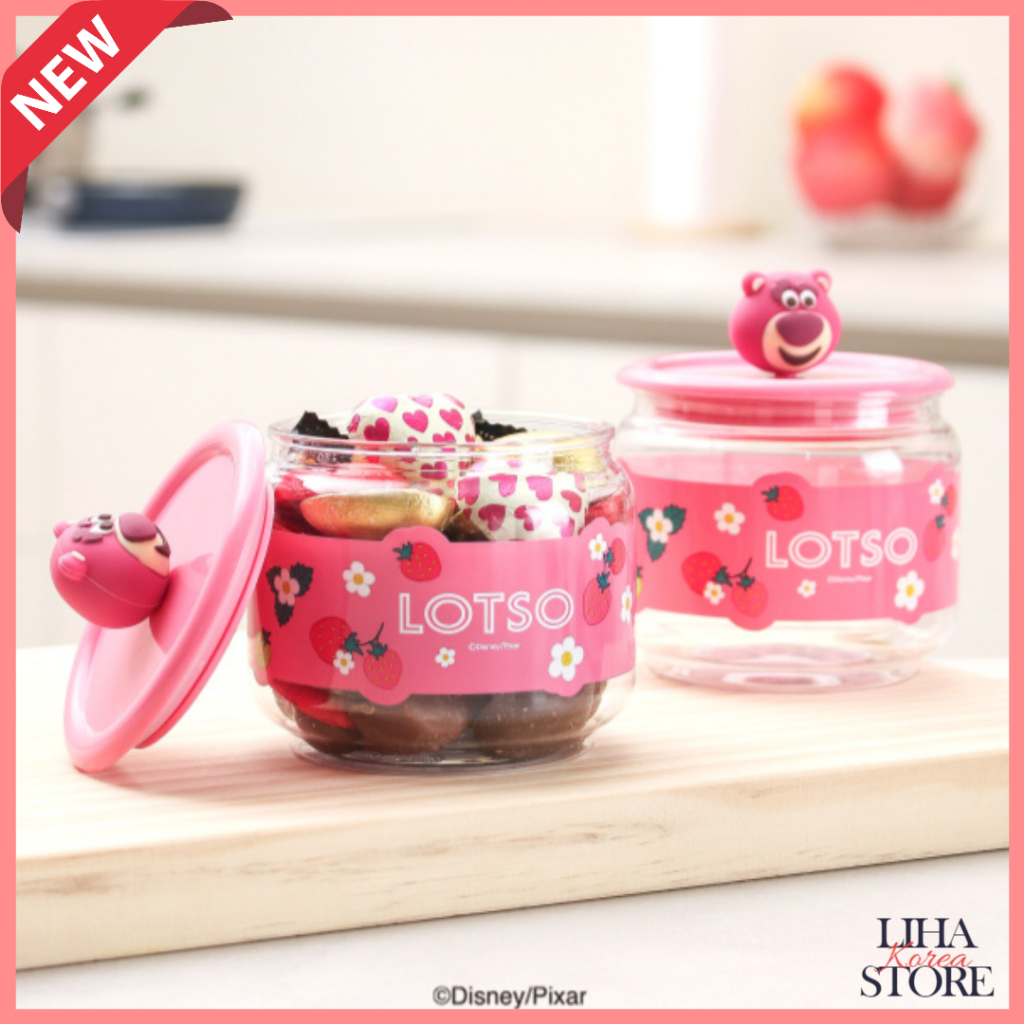 Korea Daiso Pixar Toy Story Storage Lotso Storage 330ml Action figure ...