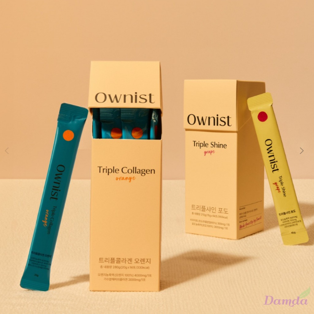 [OWNIST] Skin Synergy Set (Triple Collagen Orange 1Box + Triple Shine ...