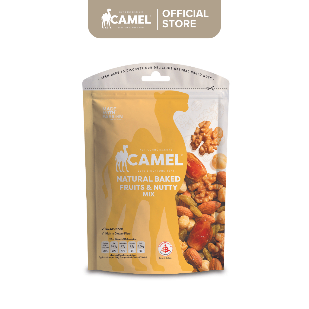Camel Natural Baked Fruits & Nutty Mix 150g | Shopee Malaysia