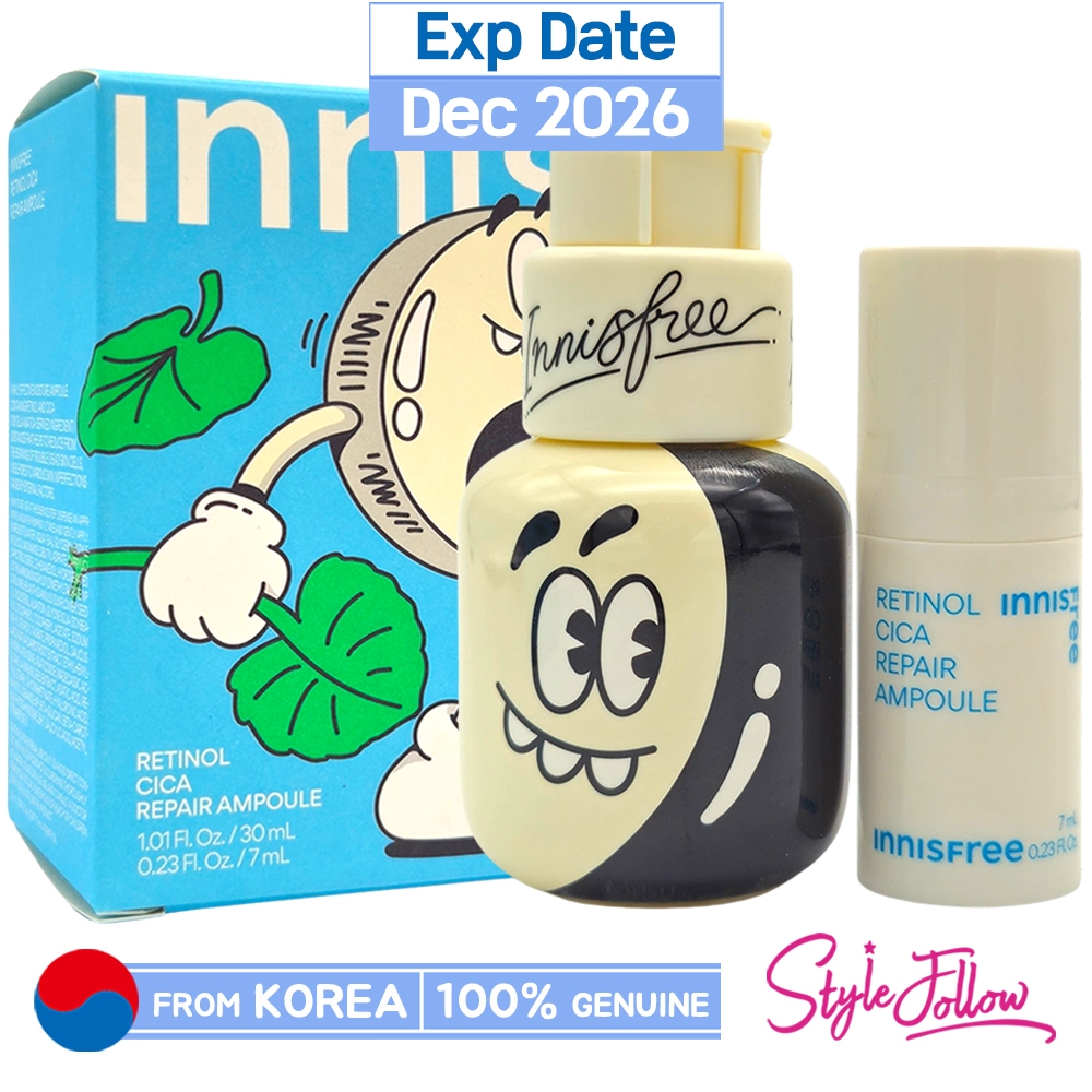 ️2024 NEW ️[INNISFREE] Retinol Cica Repair Ampoule 30ml + 7ml | Shopee Malaysia