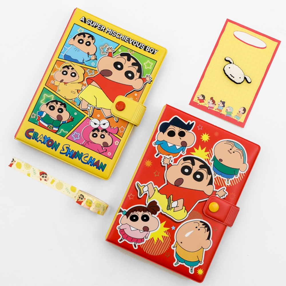 Crayon Shin-Chan 6 hole binder Diary PVC cover Yearly planner | Shopee ...