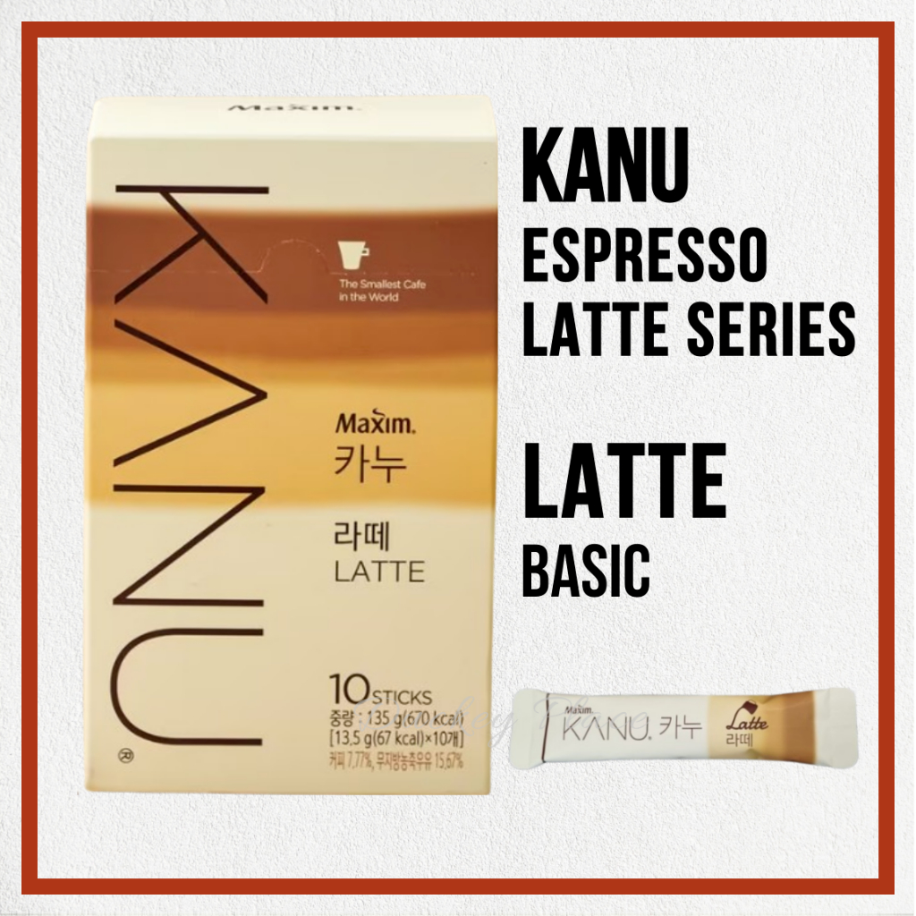 KANU Coffee Espresso Latte Collection Basic Latte 10T 30T | Shopee Malaysia