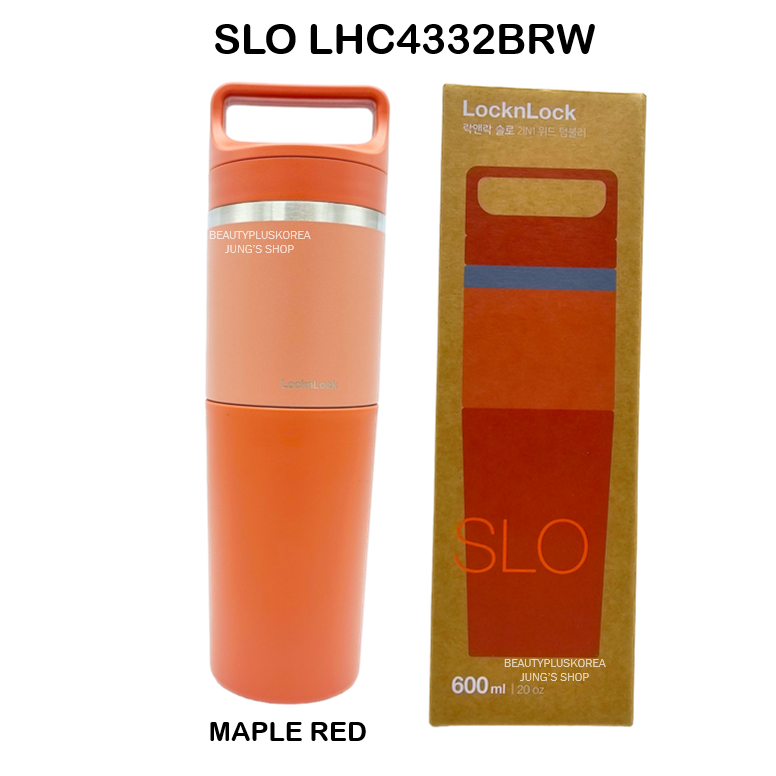 [LOCKnLOCK] SLO 2in1 With Tumbler 600ml LHC4332 Stainless steel thermal ...