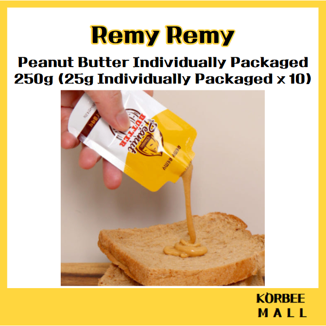[Remy Remy] Peanut Butter Individually Packaged 250g (25g Individually Packaged x 10) | Shopee ...