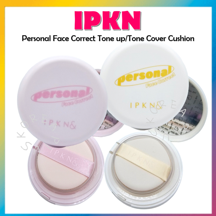 [IPKN] Personal Face Correct Tone up/Tone Cover Cushion 13g IPKN& | Shopee Malaysia