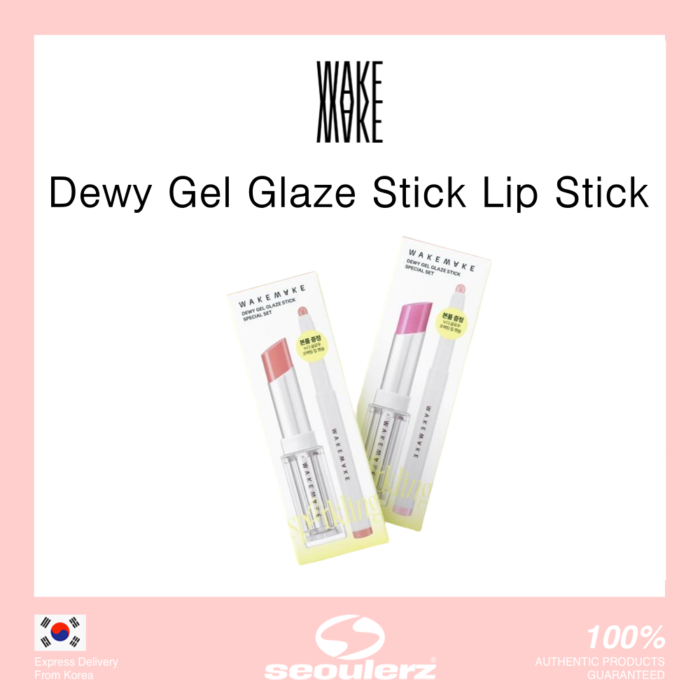 [WAKEMAKE] Dewy Gel Glaze Stick Lip Stick 15 Colors + Lip Pencil ...