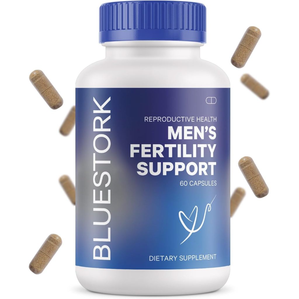 Blue Stork Men's Fertility Supplements 60 Capsules for Conception ...