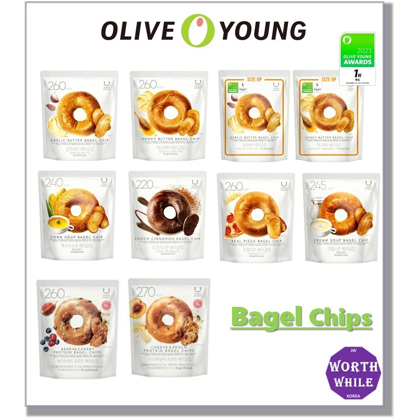 Olive Young Delight / ️3.3 Big Sale /Olive Young Bagel Chips 60g /Low ...