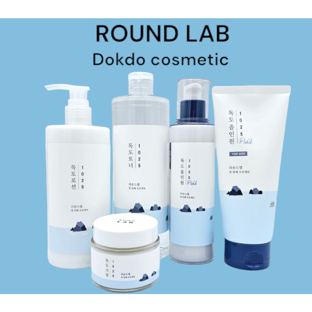 [ROUND LAB] RoundLab 1025 Dokdo Cream 80ml+20ml, Dokdo Toner 500ml ...