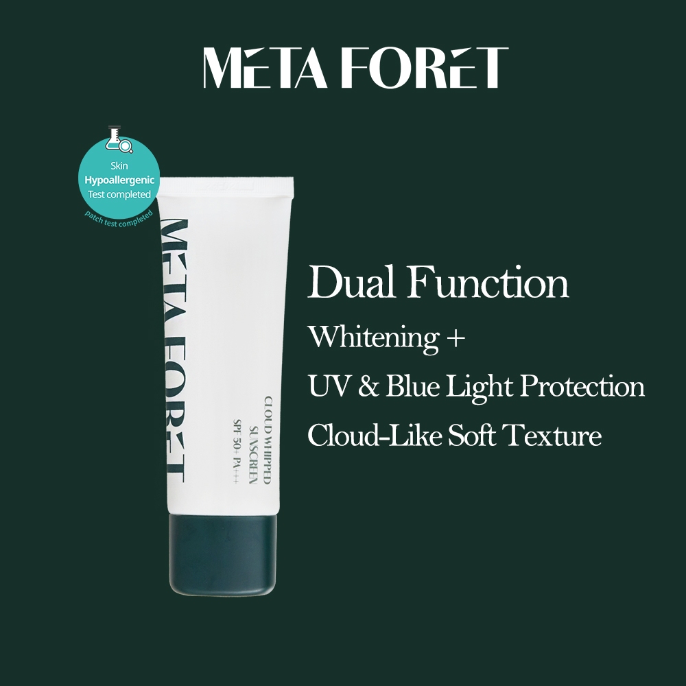 [MetaForet] Cloud Whipped Sunscreen SPF 50+ PA+++ 50ml_Brightening ...