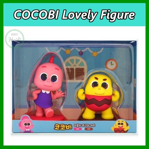 🇰🇷 COCOBI Lovely Figure Doll Toy Coco + Lobi Set | Shopee Malaysia