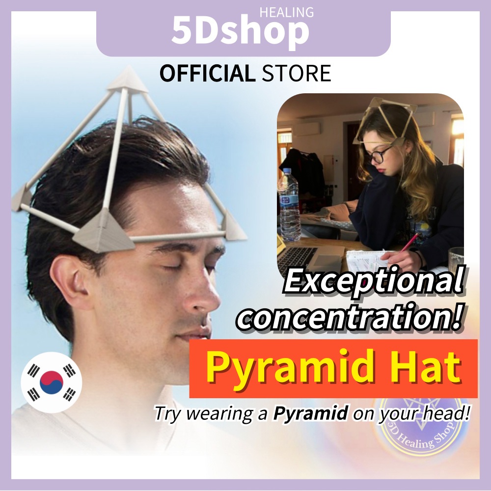 [5Dshop] Head Crown Pyramid Hat Wood Lightweight High Quality ...