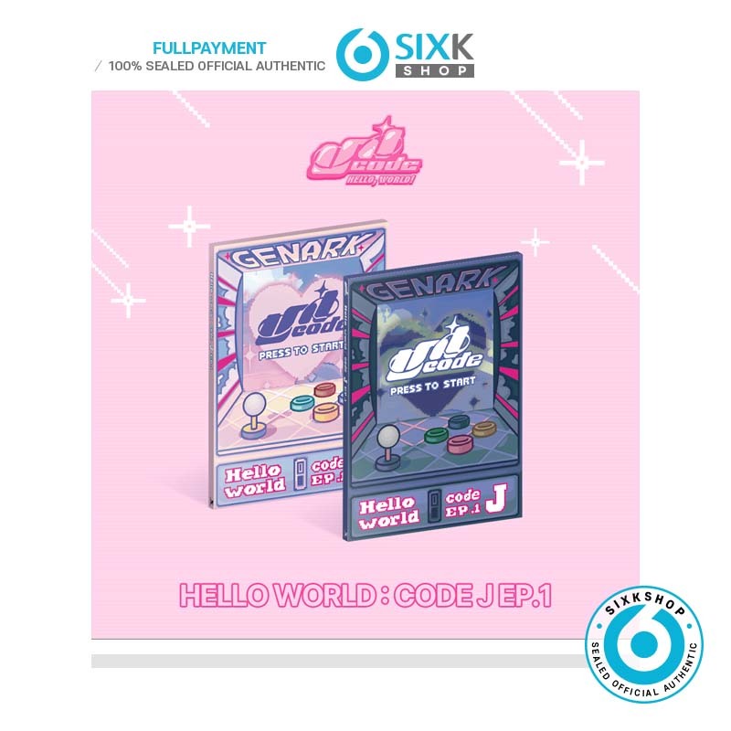 UNICODE - Debut 1ST Mini Album [HELLO WORLD : CODE J EP.1] | Shopee ...