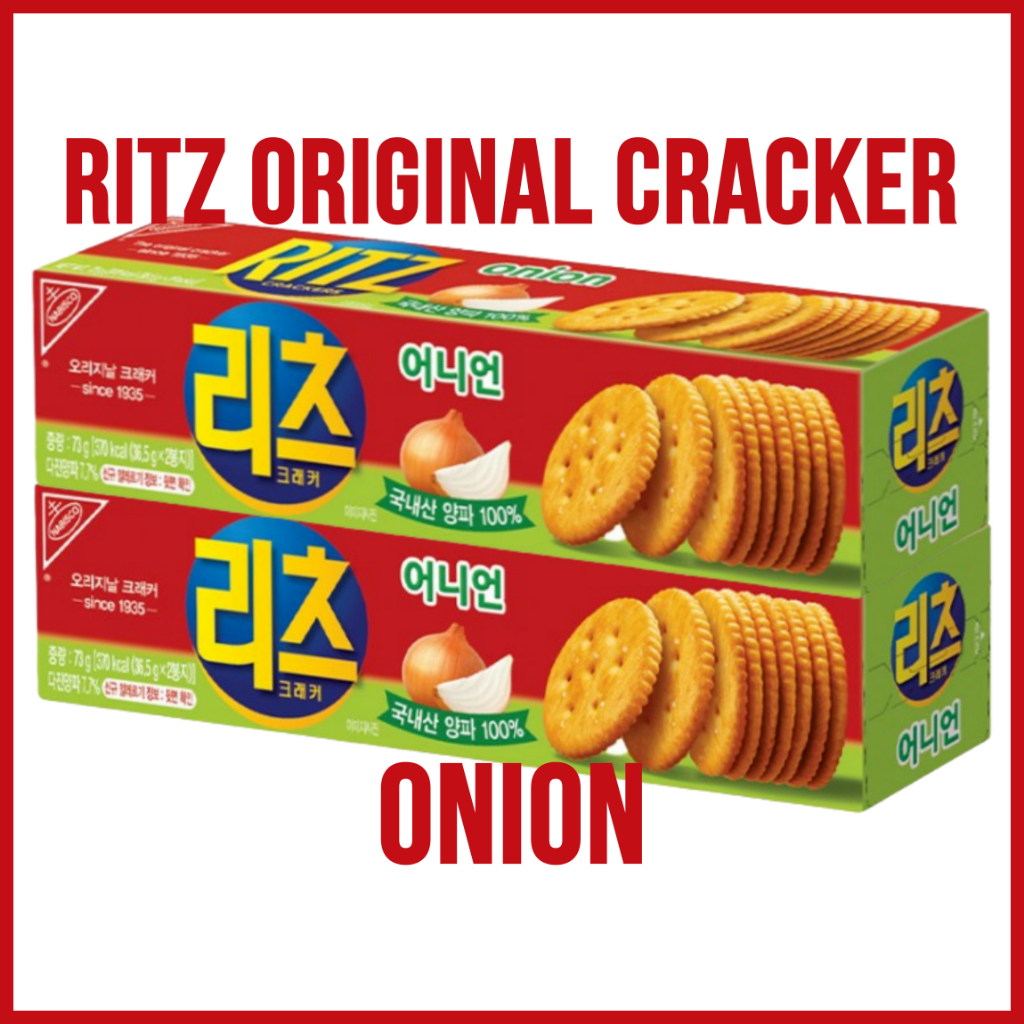 RITZ Cracker Snacks Onion Plane Cream 6 flavor Series | Shopee Malaysia