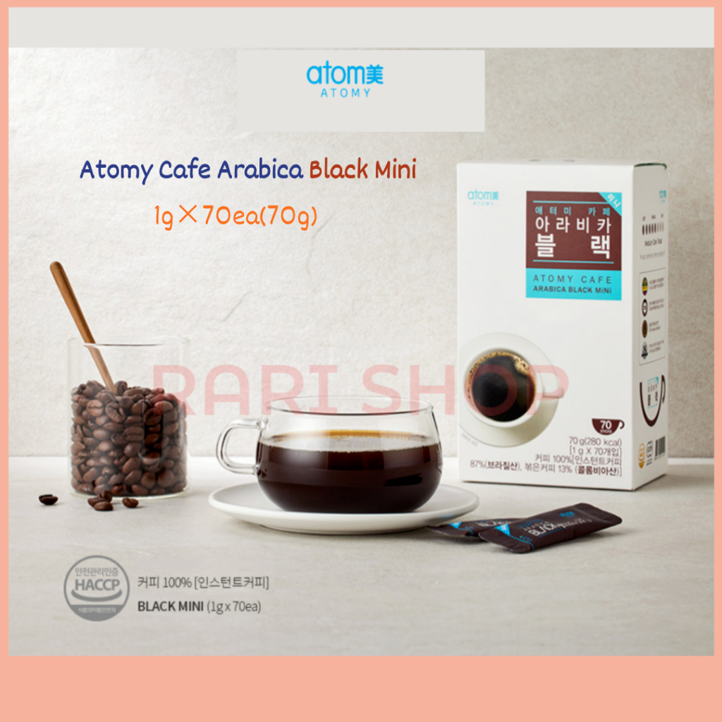 [Atomy] Atomy Cafe Arabica Black Mini (10T/30T/70T) 70g(1g×70ea) Halal ...