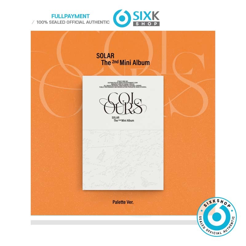 SOLAR 2ND Mini Album [COLOURS] | Shopee Malaysia