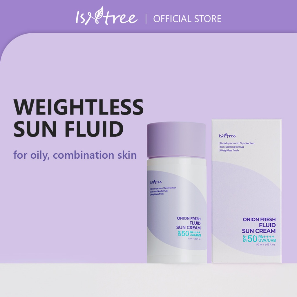 Isntree Onion Fresh Fluid Sun Cream 50ml | Shopee Malaysia