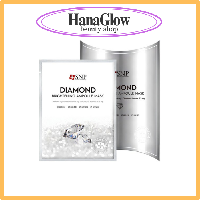 SNP Diamond Brightening Ampoule Mask 10 sheets | Shopee Malaysia