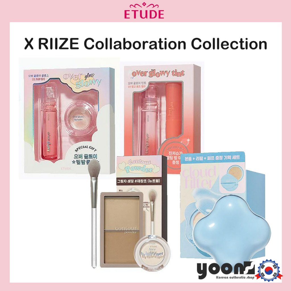 [ETUDE X RIIZE] Glow Gloss/Tint/Shading Brightener/Filter Cushion ...