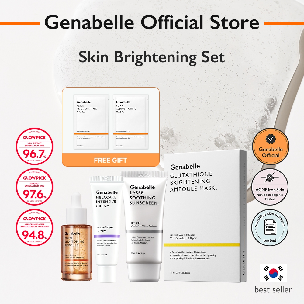 Genabelle Skin Brightening Set - Melcare Intensive Cream, Laser ...