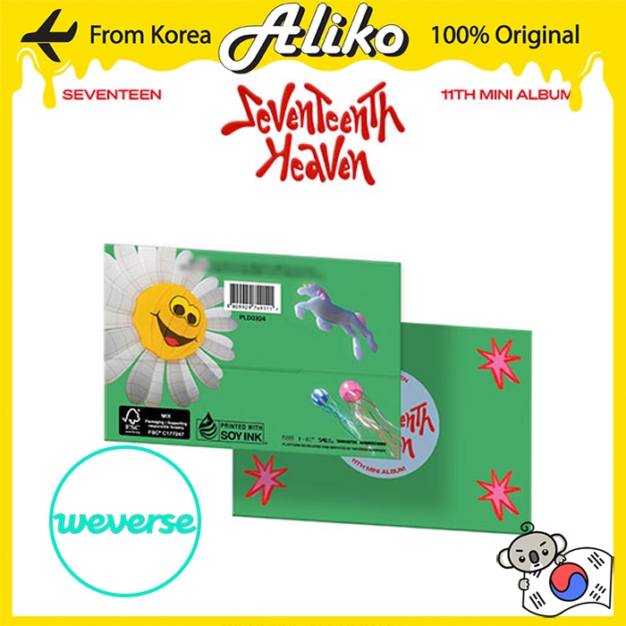 [POB] SEVENTEEN - 11th Mini Album 'SEVENTEENTH HEAVEN' Weverse Albums ...