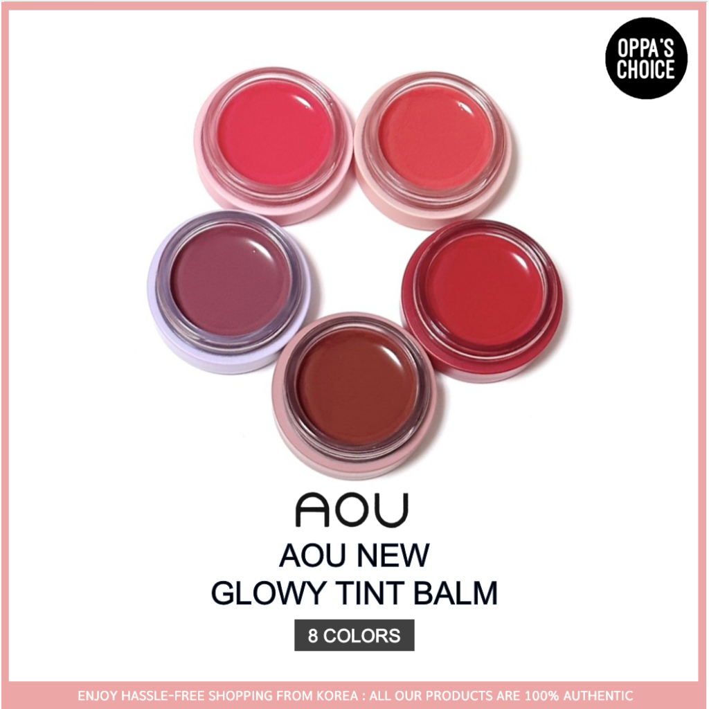 [READY TO SHIP] AOU GLOWY TINT BALM (8COLORS / 3.5g) Lipstick, Lipmatte ...