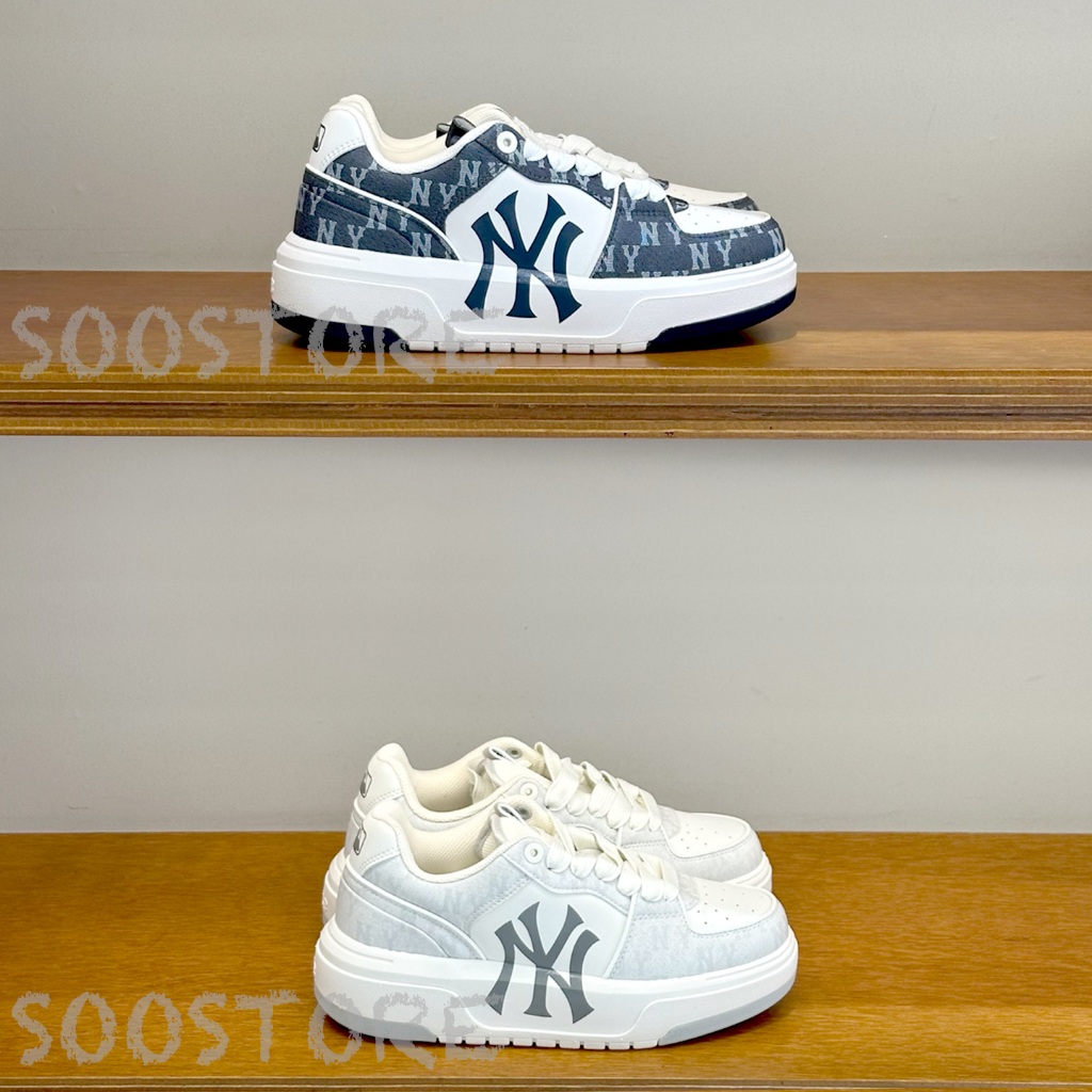 MLB CHUNKY Liner Denim Classic Monogram MLB SHOES (2024New) | Shopee ...