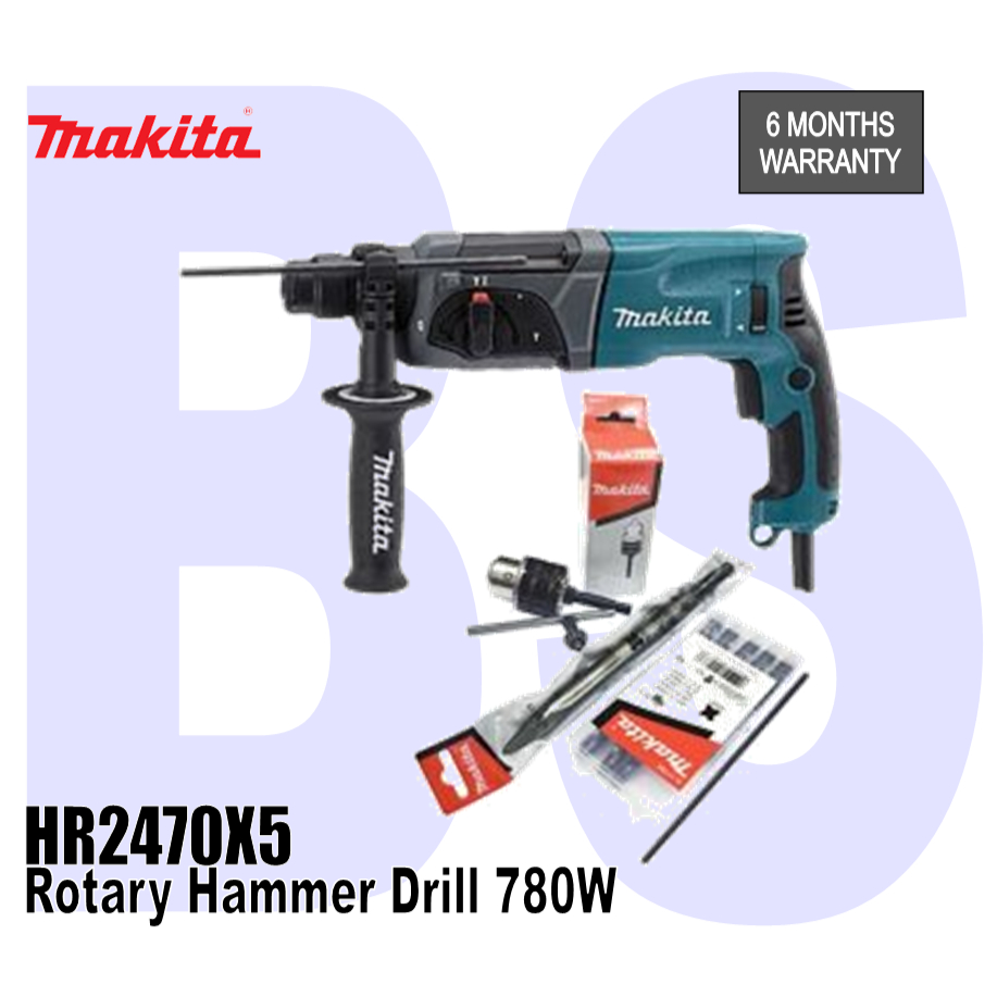 MAKITA Combination Hammer. Rotary Hammer Drill. 24mm. 780W. | Shopee ...
