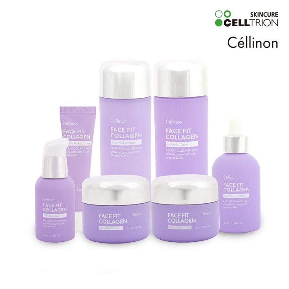Celtrion Cellinon Face Fit Collagen Special Skincare Set( Toner, Serum ...