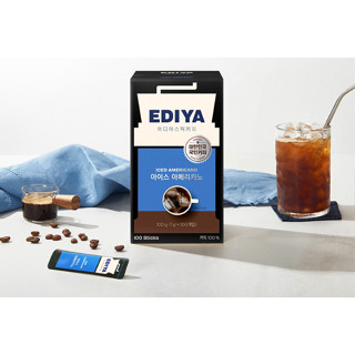 EDIYA Coffee Beanist Iced Americano 100T(BOX)/Stick coffee | Shopee ...