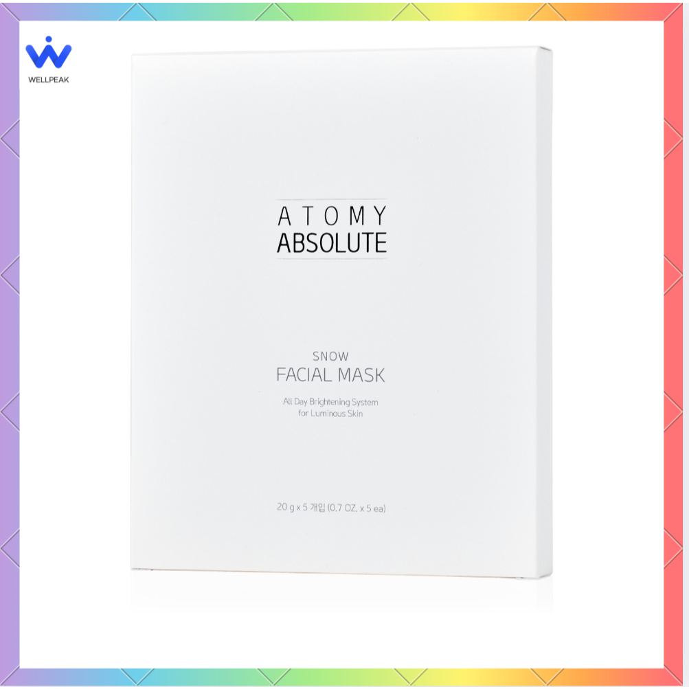 Atomy Absolute Snow Facial Mask (5 Sheets) | Shopee Malaysia
