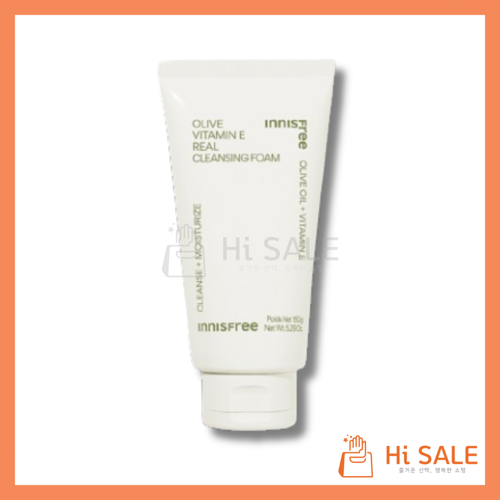 INNISFREE Olive Vitamin E Real Cleansing Foam 150g | Shopee Malaysia