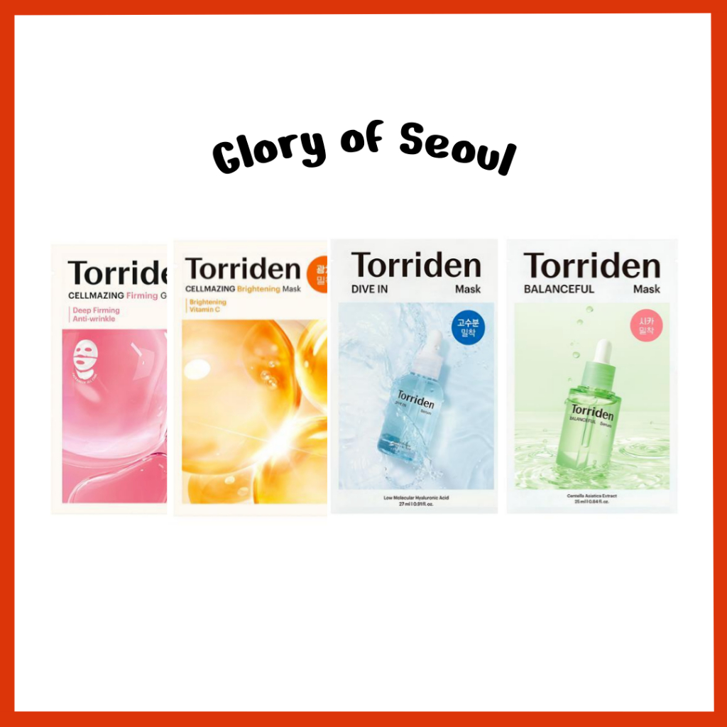 TORRIDEN Mask Sheet(4Type) 1P | Shopee Malaysia